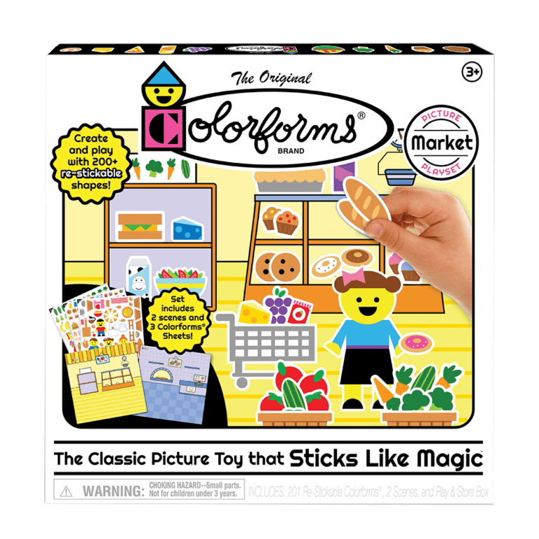 Colorforms® Market Picture Playset – PlayMonster
