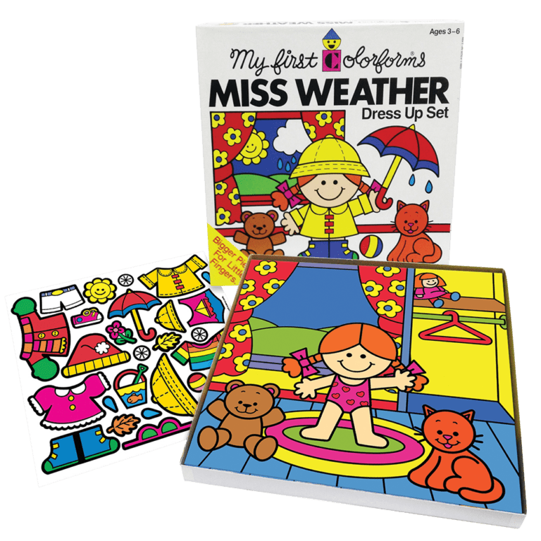 My First Colorforms® Miss Weather Dress Up Set – PlayMonster