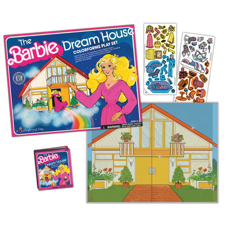 2121z Barbie Dreamhouse Colorforms Fanned – PlayMonster