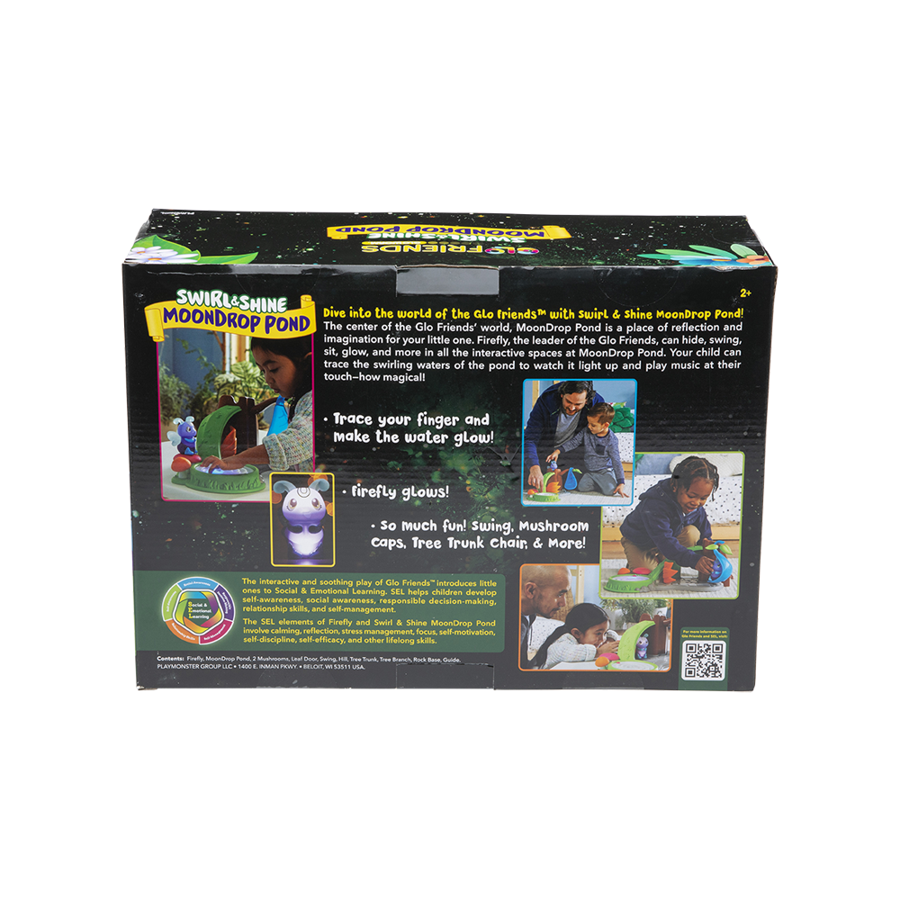 1982 Playskool Glo Friends Swirl Shine Moondrop Pond Back – PlayMonster