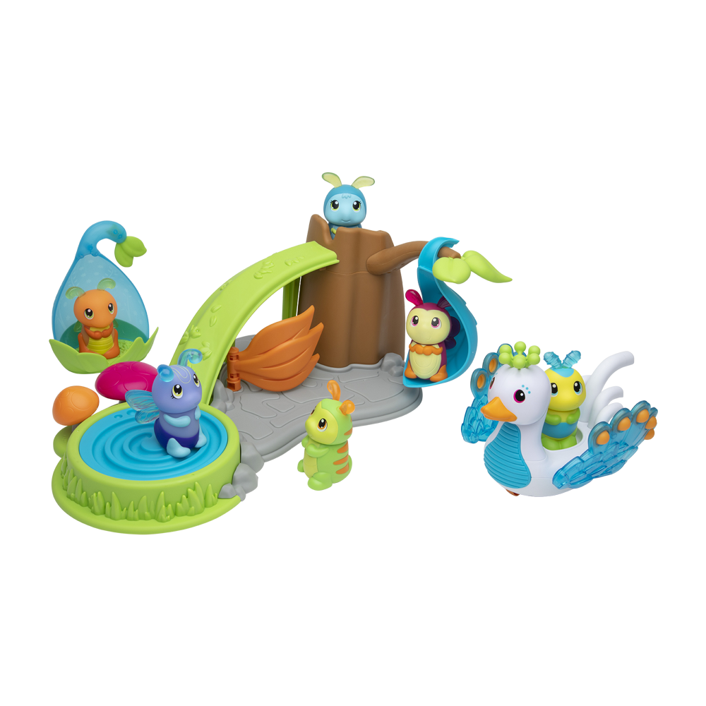 1982 Playskool Glo Friends Swirl Shine Moondrop Pond Withlineup3 ...