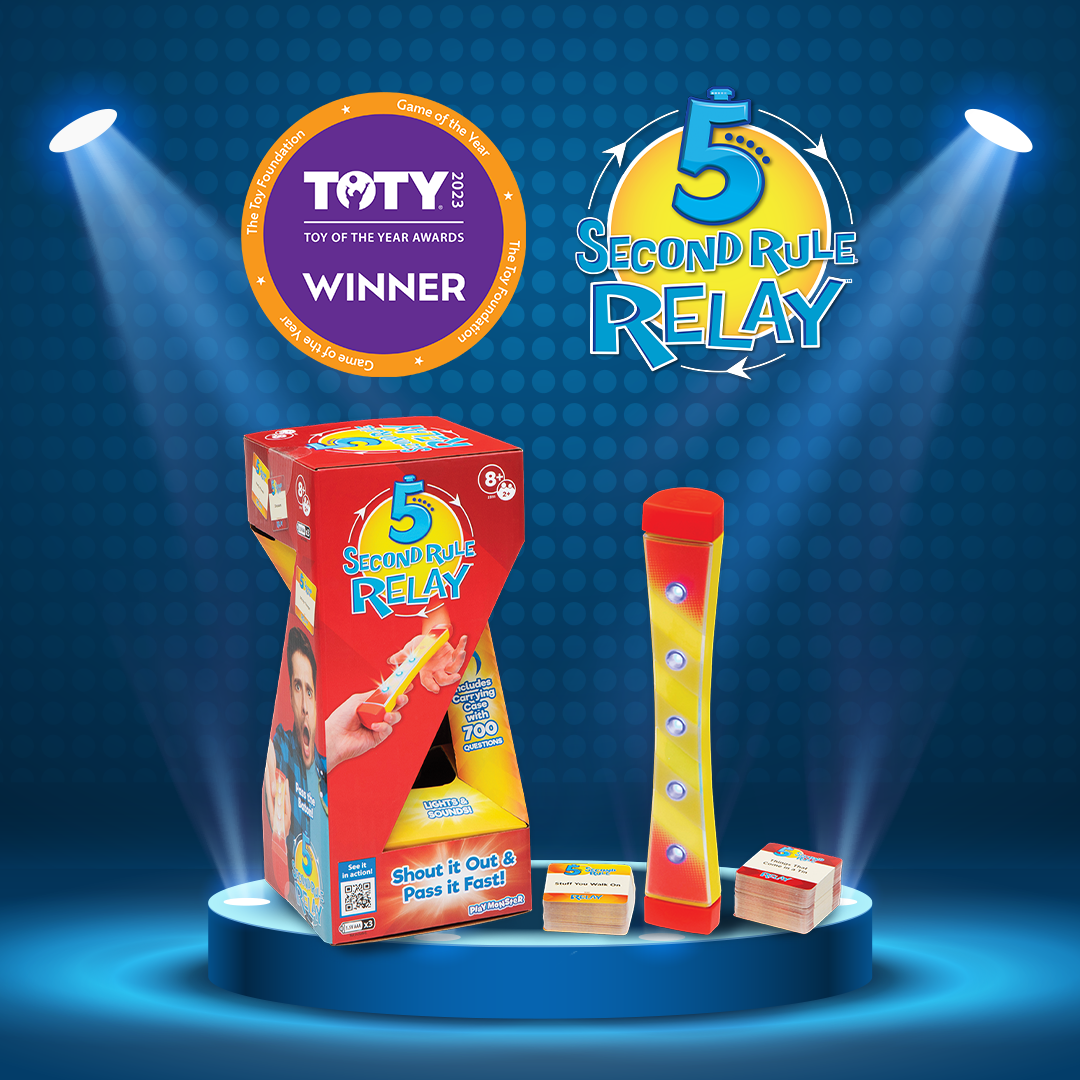 PLAYMONSTER WINS 2023 TOY OF THE YEAR AWARD FOR 5 SECOND RULE RELAY ...