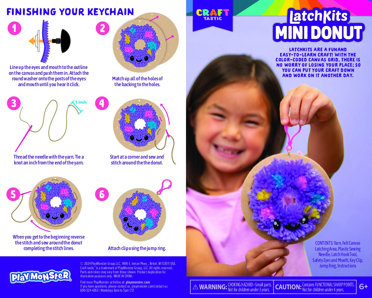 Craft-tastic Latchkits Mini-Donut – PlayMonster