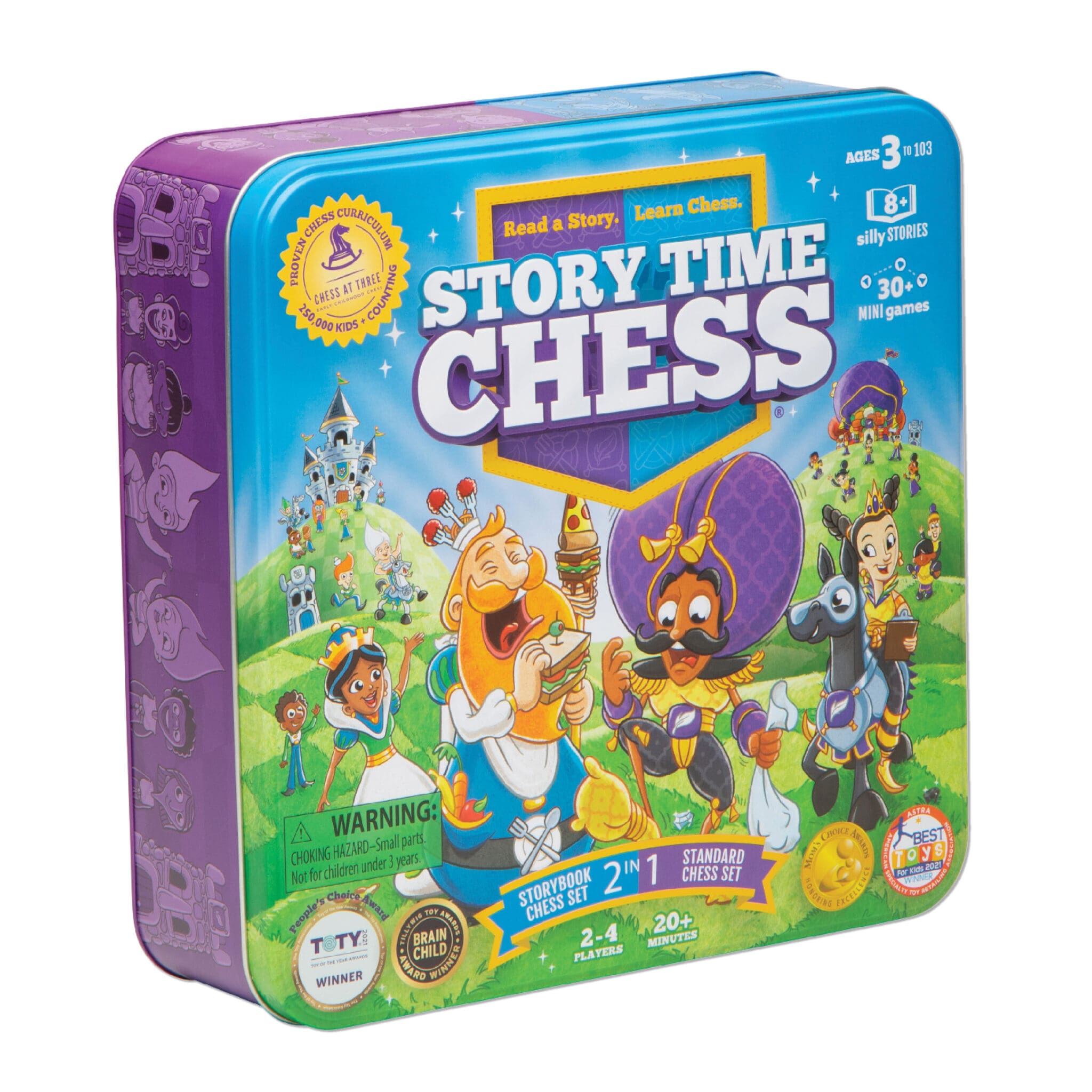Story Time Chess Board Game – Tin – PlayMonster